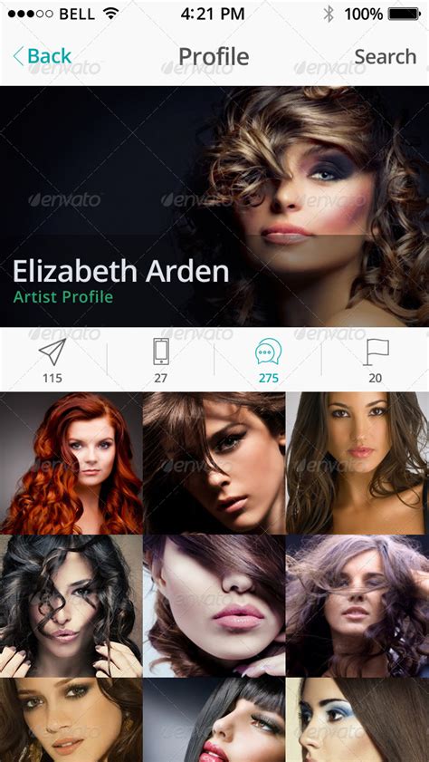 Shapes Mobile Ui Web Elements Graphicriver