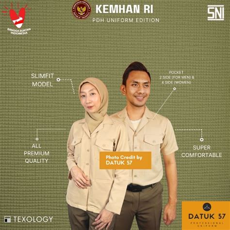 Jual Original Premium By Datuk 57 Seragam Atasan Kemeja Pdh Pakaian