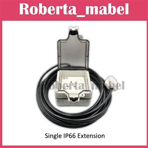 Ip66 1gang 2 Gang Extension Trailing Extension Socket Weatherproof Socket Trs Cable Shopee