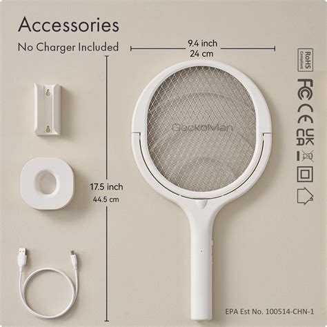 Geckoman Rotating Head Electric Fly Zapper Geckoman Innovative Bug