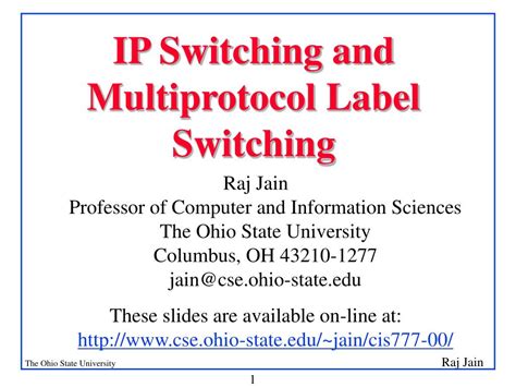 PPT IP Switching And Multiprotocol Label Switching PowerPoint Presentation ID 4221068