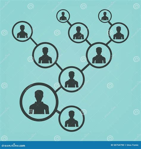 People Network Vector Icon Stock Vector Illustration Of Networking Communication 50754798