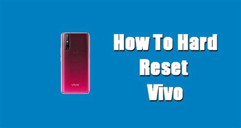How To Wipe Vivo Y71 Screen Lock Factory And Hard Reset DroidBeep