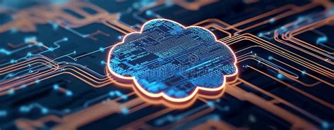 Big Data Analytics Data Mining Scalability Digital Cloud Technology Concept With Circuit