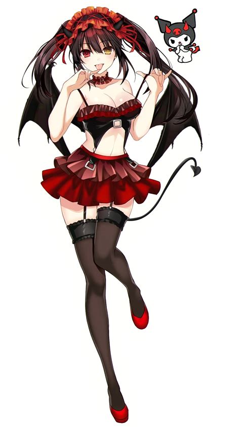 Tokisaki Kurumi And Kuromi Sanrio And 2 More Drawn By Saint Laurent Paris Danbooru