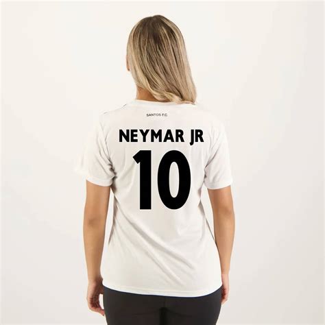 Santos Neymar Jr 10 Epoch Womens White Jersey