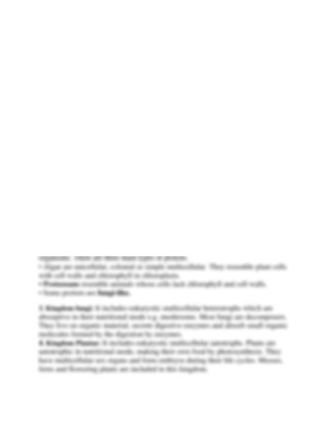 Solution Five Kingdom Classification System Studypool