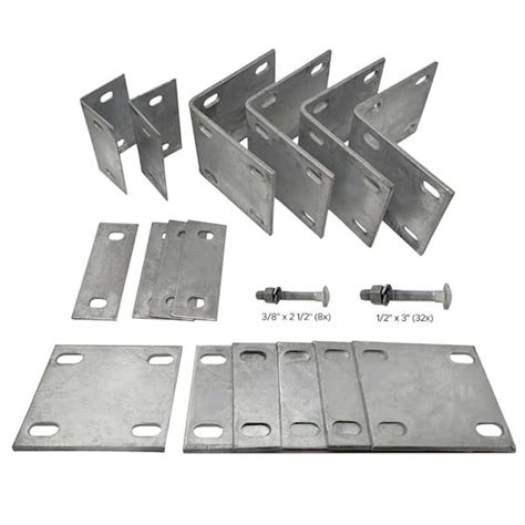 Multinautic Hdg Steel Hardware For Wood Dock Assembly Kit A 19160