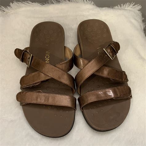 Vionic 341 Kira Womens Size 9 Wide Strap Slip On Depop