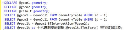 Sql Server 空间数据（geometry类型）创建、查询、空间分析和计算sql Geometry Csdn博客