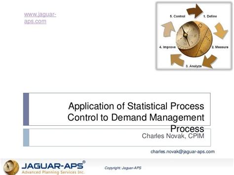 SPC Statistical Process Control Concepts In Forecasting Process