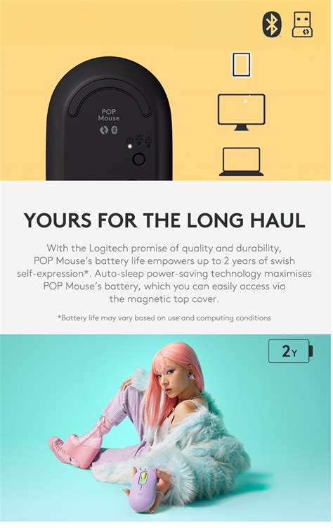 Logitech Pop Wireless Mouse With Customizable Emojis Shopee Malaysia