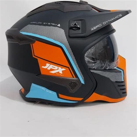 Jpx Fullface Helmet Jpx Mx 726 R Motif 2 Kilo Pattern Shopee Malaysia