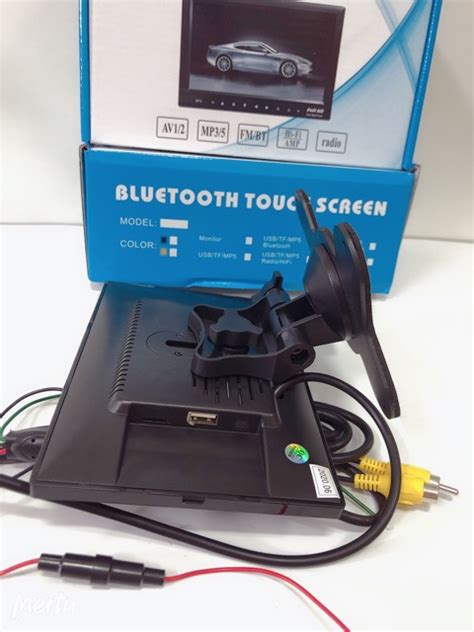 จอmoniter 7นิ้วปุ่มสัมผัส มีav2ช่องเสียบusbmicro Sd Card D Dele087711 Thaipick