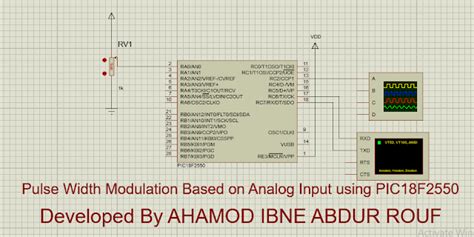 Pic Microcontroller Pulse Width Modulation Based On Analog Input Using