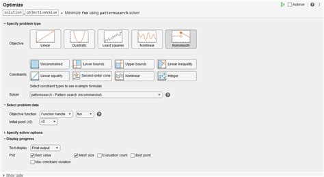 optimize using the gps algorithm