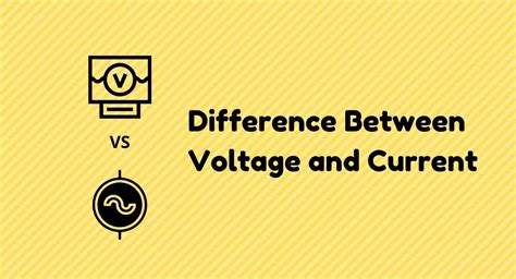 What Is The Difference Between Voltage And Current Voltage Lab