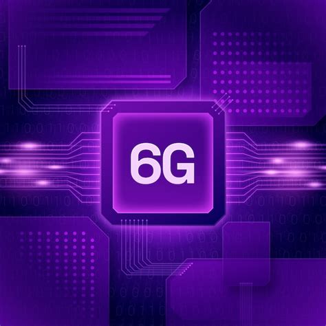 Free Vector Realistic 6g Technology Illustration