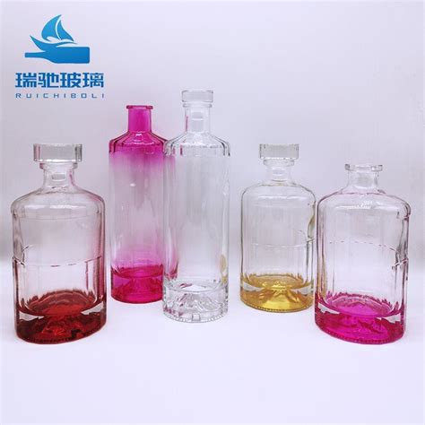 China Customized Colored Glass Wine Bottles Suppliers Manufacturers