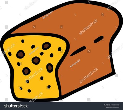 Bread Bun Bakery Food Vector Drawing Stock Vector Royalty Free 2187229899 Shutterstock