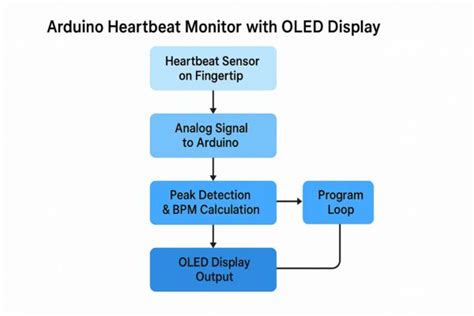 Arduino Heartbeat Monitor With Real Time Pulse Waveform On Oled Display Arduino Fans