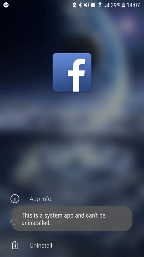 So It Wont Let Me Uninstall Facebook Rconspiracy