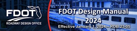 2024 Fdot Design Manual