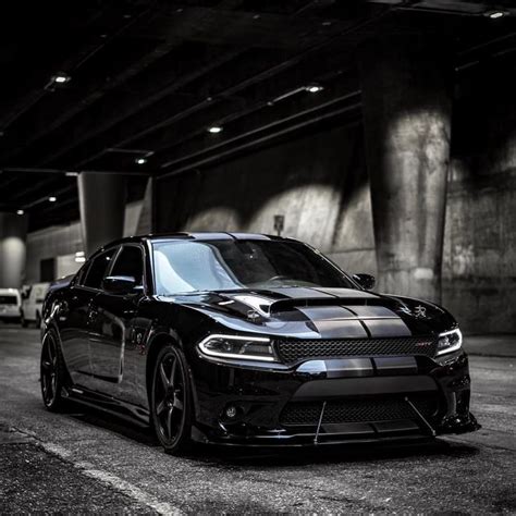 Dodge Charger Hellcat In A Parking Garage