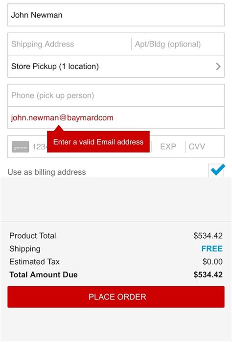 Usability Testing Of Inline Form Validation 31 Dont Have It 4 Get
