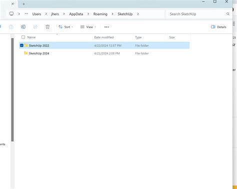 2023 Sketchup Folder Gone After Updating To Sketchup 2024anyone