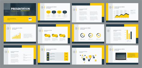 비즈니스 프레 젠 테이 션 템플릿 디자인 및 브로슈어 연간 보고서 및 회사 프로필 정보 그래픽 요소와 페이지 레이아웃 디자인 0