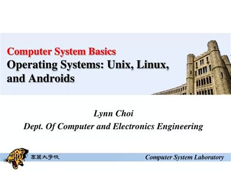 PPT Computer System Basics Operating Systems Unix Linux And Androids PowerPoint