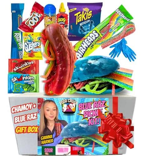 Kit Chamoy Pickle Con Takis Azules Y Frutas Mexicanas Envío Gratis