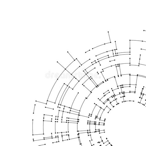 Connecting Lines And Dots On White Background Abstract Network