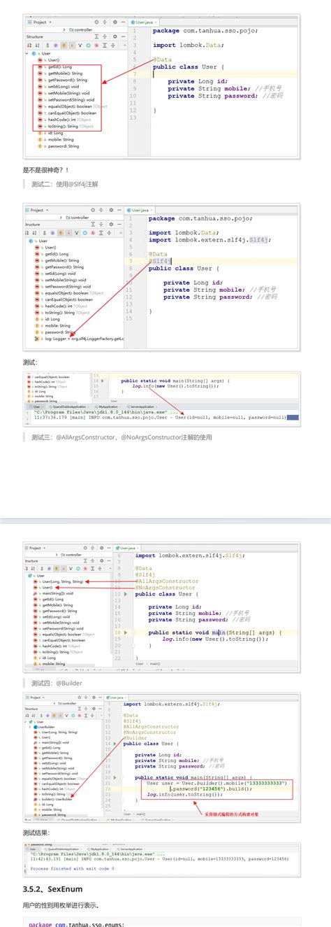 Lombok的常用注解示例【data、setter、getter、slf4j、noargsconstructor