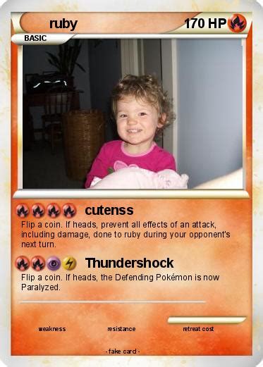 Pokémon Ruby 128 128 Cutenss My Pokemon Card
