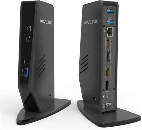 Jp Wavlink 縦置きusb C ユニバーサルドッキングステーション Pd 65w デュアル4k シングル5k Displays 2つのdp 2つのhdmiポート