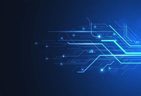 기술 배경 무료 벡터