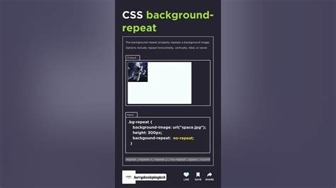 🎨 Master Css Background Repeat In 60 Seconds 💻 Explained Simply