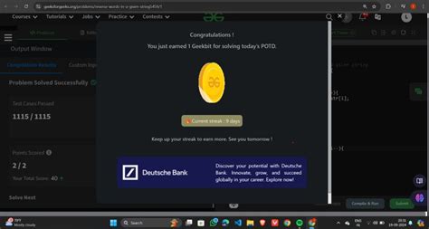 How I Solved String Manipulation On Geeksforgeeks Lakshya Soni Posted On The Topic Linkedin