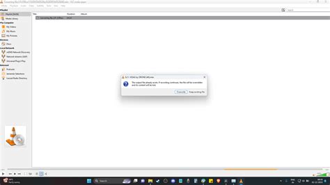 Error While Converting Mkv To Mp4 Rvlc