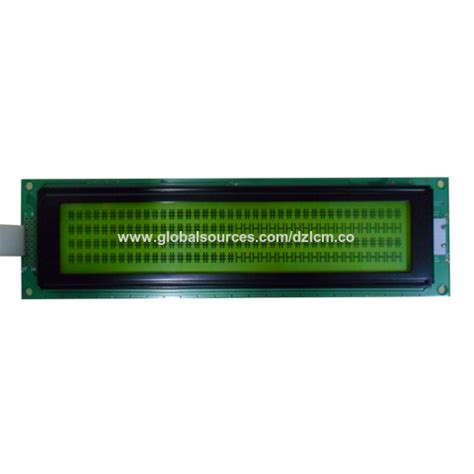 Buy Wholesale China Dot Matrix Lcd Module 40 4 Lines Stn With Yellow Green Led Backlight