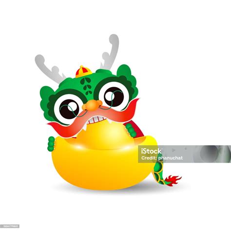 2024년 새해 복 많이 받으세요 그리고 용의 해에 작은 용 조디악 염소자리 달력 포스터 디자인 공 Xi Fa Cai 배경 그림 벡터 새해 복 많이 받으세요 번역 2024