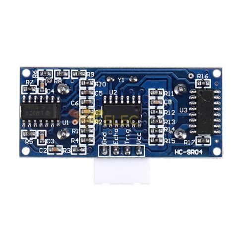 Elecbee Hc Sr04 Ultrasonic Sensor Module Anti Reverse Plug White Terminal Elecbee Hc Sr04 Ultrasonic Sensor Module Anti Reverse Plug White Terminal