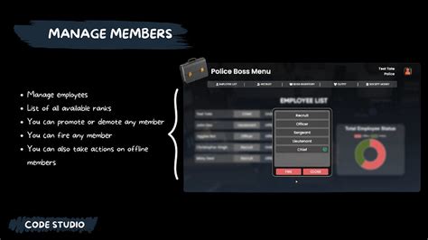 Advanced Gang Boss Menu QB ESX Releases Cfx Re Community
