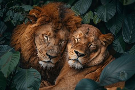 Free Photo View Of Wild Lion In Its Natural Habitat