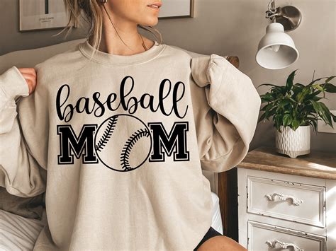 Baseball Mom Svg Mothers Day Svg Mama Gráfico Por Mintycoffeeartstore
