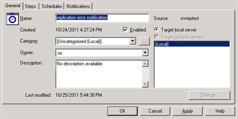 sql server enable configure replication alerts varinder sandhu