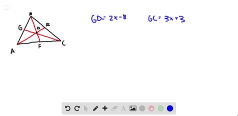 solved exercises 41 44 point d is the centroid of abc use the given