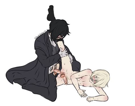 Rule 34 2boys Anal Anal Sex Anus Ass Black Butler Black Hair Blonde